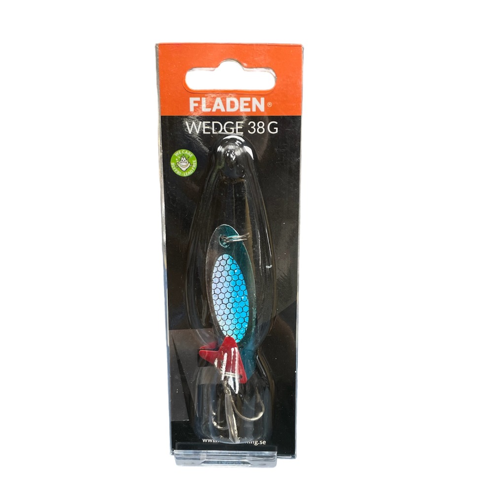 New FLADEN Wedge Lure 38g Blue Hologram - Own4Less